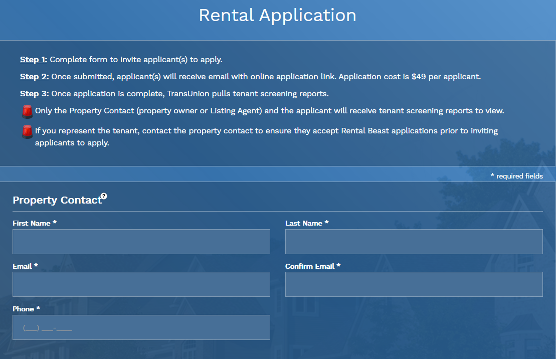 How to Initiate an Application Using the Apply Now "Blue Form" – Rental ...