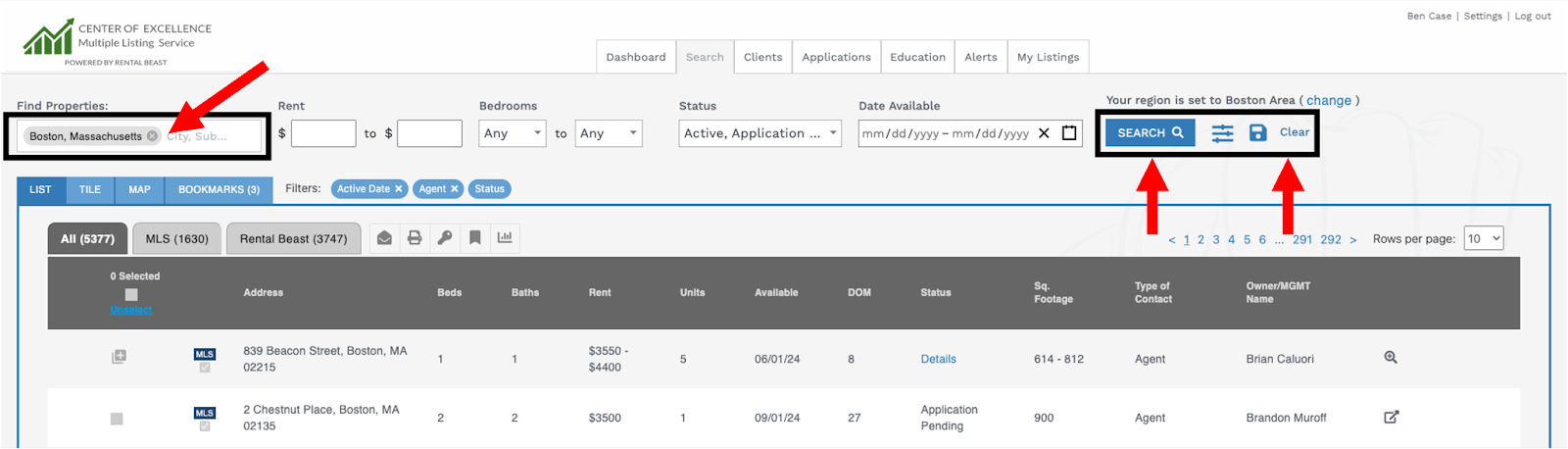 How to Search for Listings – Rental Beast Help Center