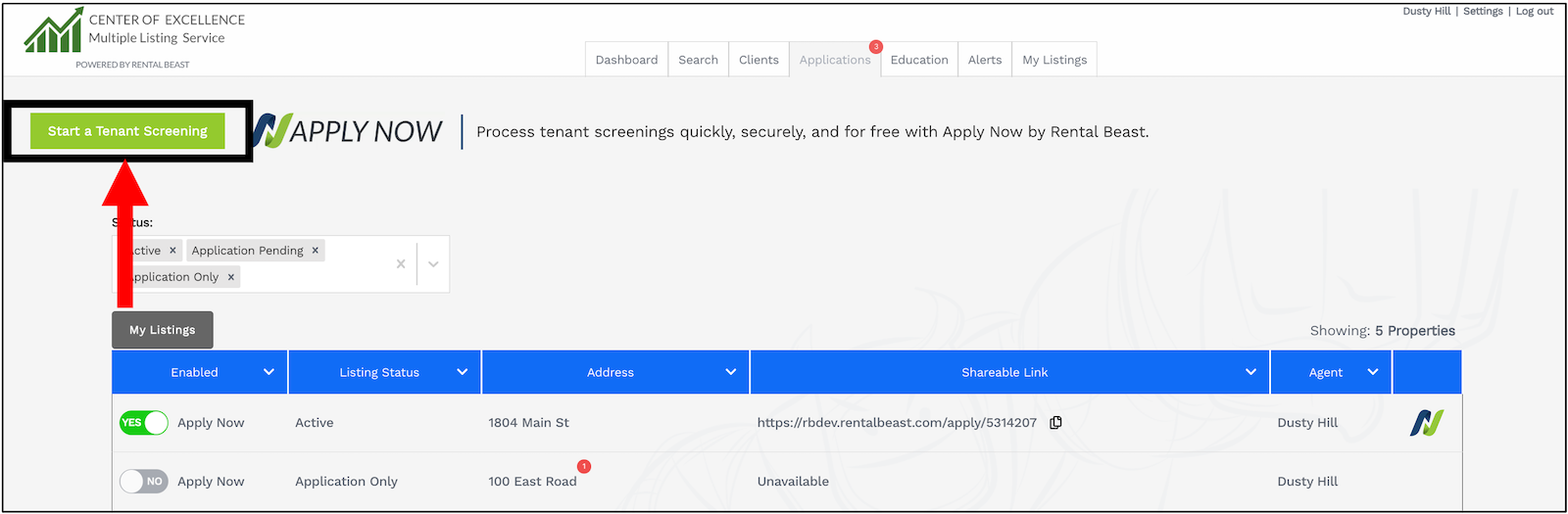 How to Initiate an Application Using the Apply Now "Blue Form" – Rental ...