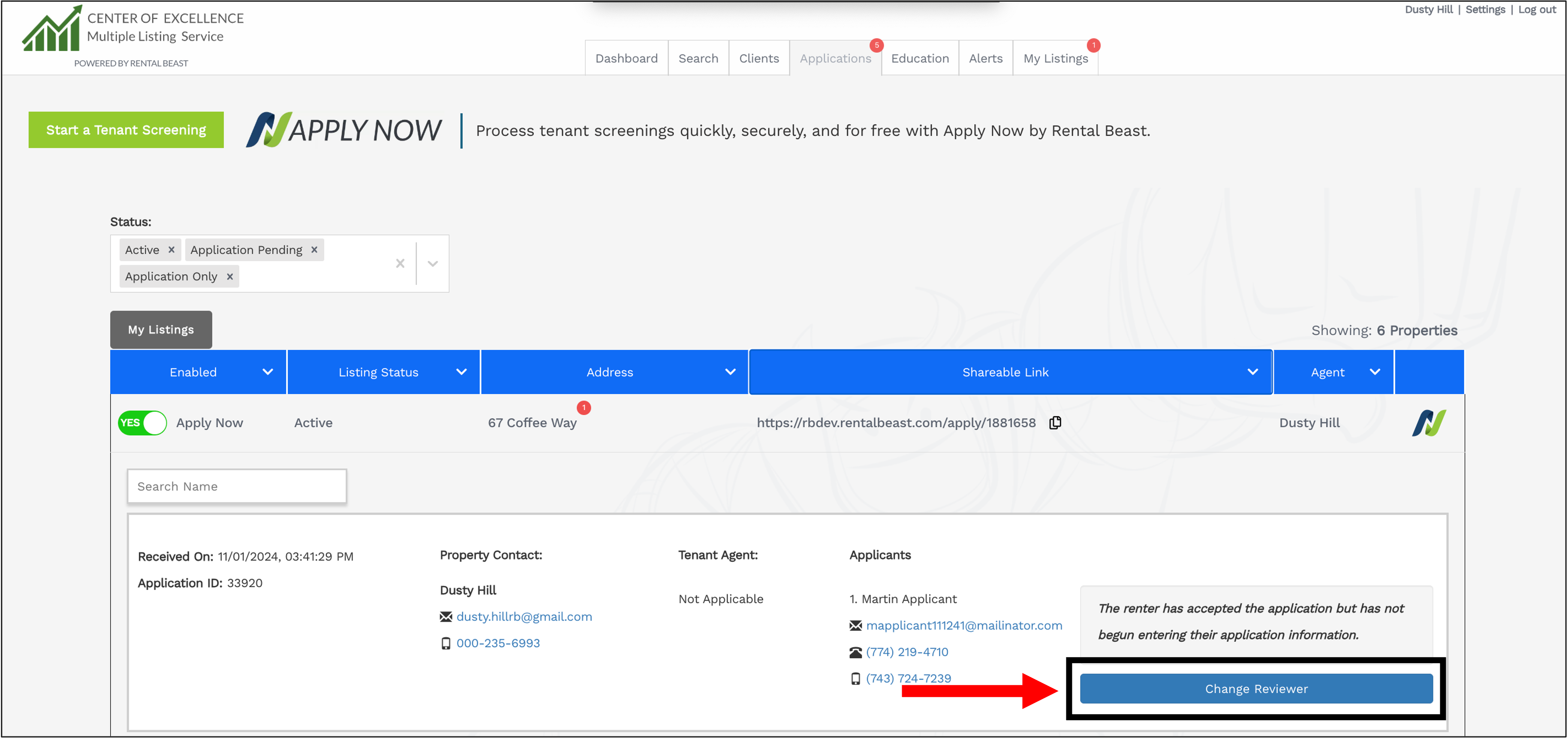 How to Change (or Transfer) the Reviewer – Rental Beast Help Center